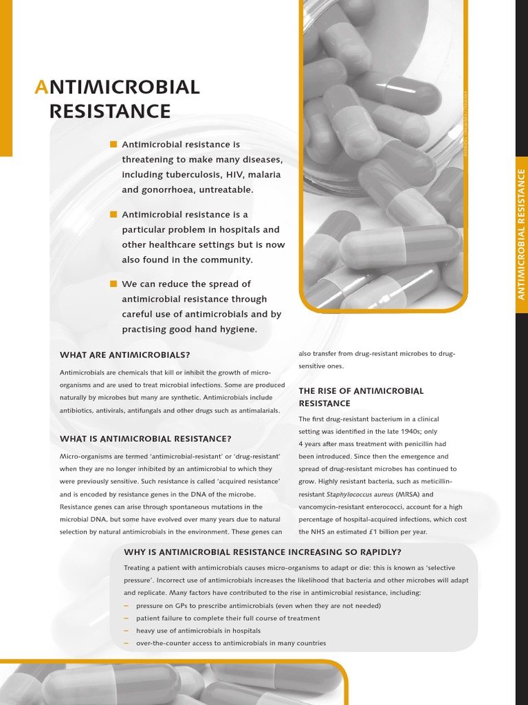 Understanding Antimicrobial Resistance | PDF | Antimicrobial Resistance ...