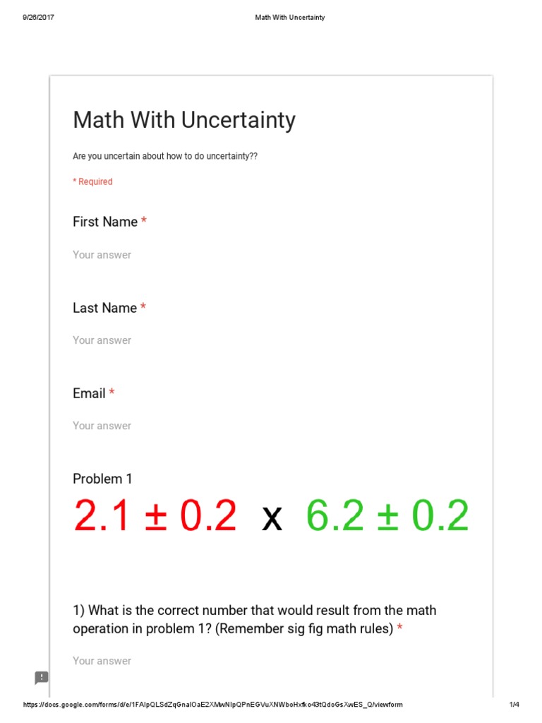 Math With Uncertainty | PDF | Cyberspace | Computing And Information ...