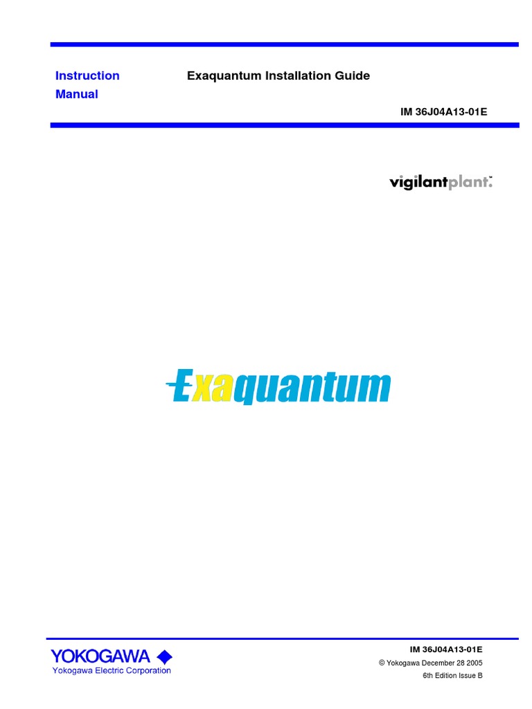Exaquantum Installation Guide | PDF | Web Server | Internet & Web