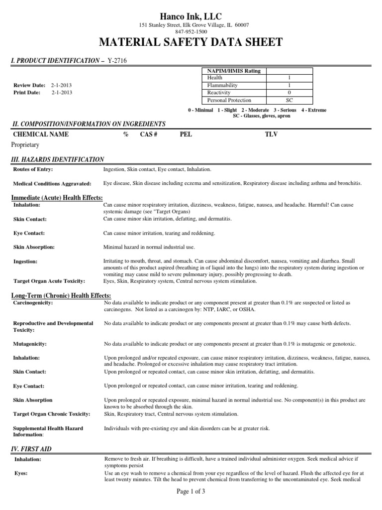 Warm Yellow Msds | PDF | Fires | Firefighting