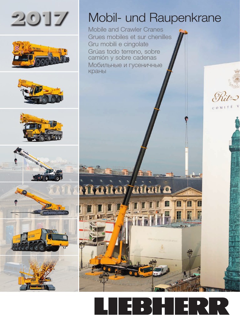 Liebherr Mobile and Crawler Cranes Defisr201705 | PDF | Business