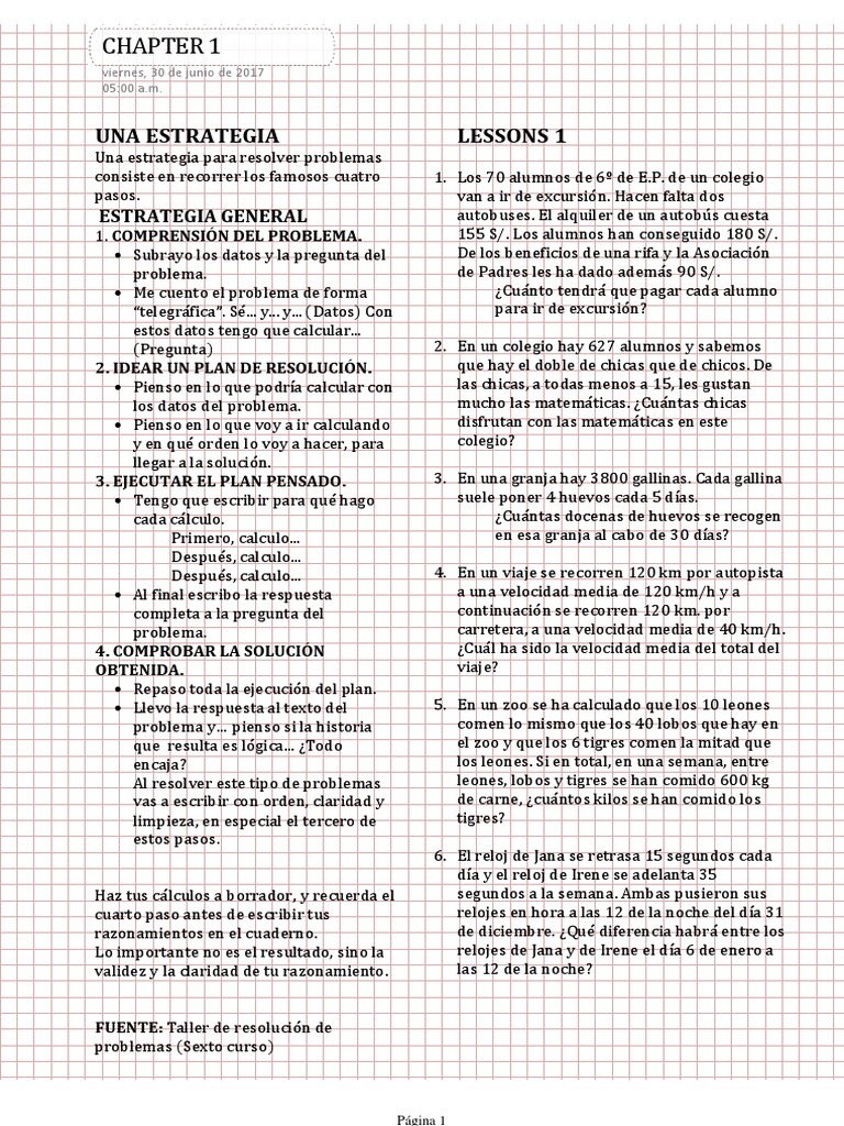 Estrategias de Resolución de Problemas Matemáticos | PDF | Violencia