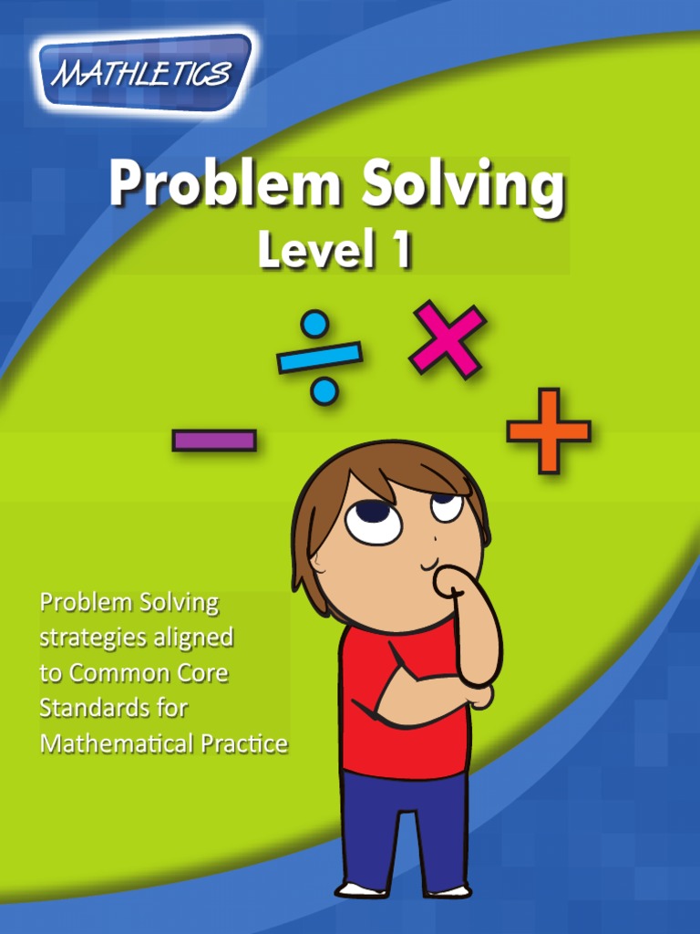 Problem Solving Level 1 | PDF | Multiplication | Teaching Mathematics