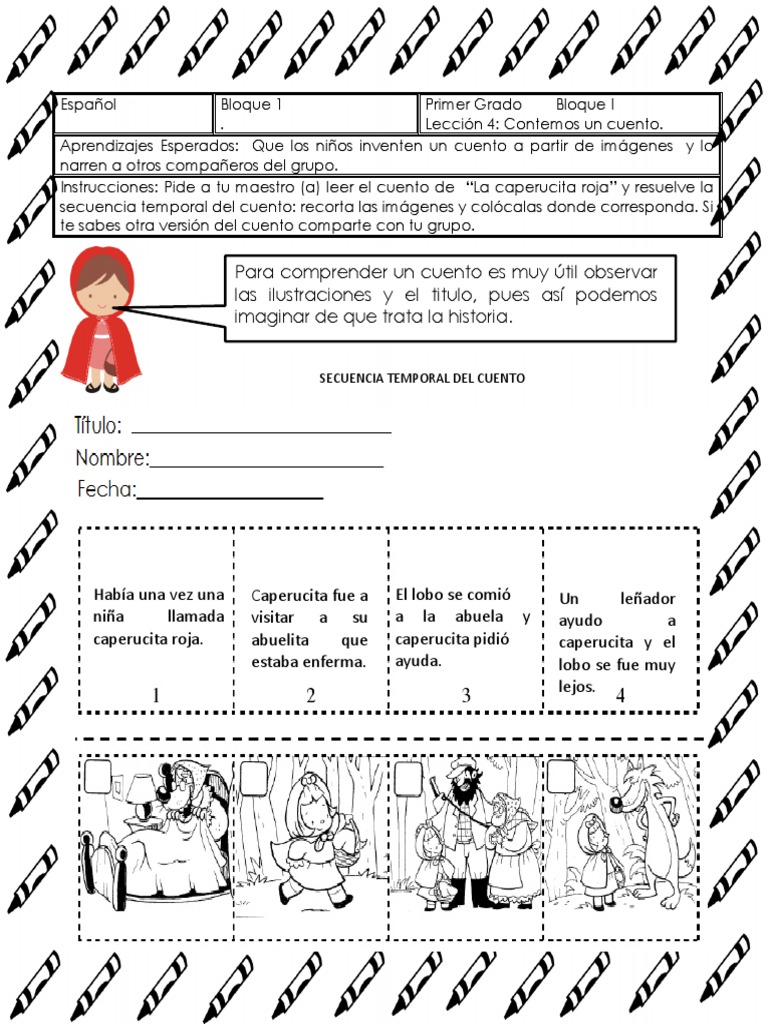 Actividades De Secuenciación De Caperucita Roja