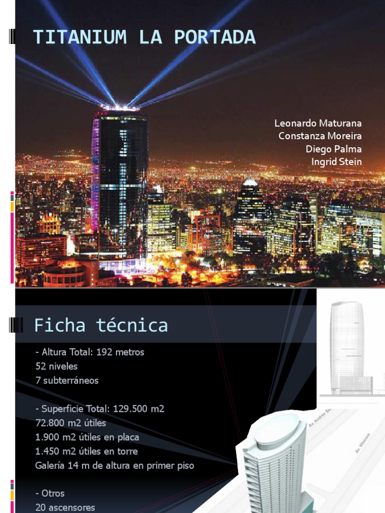 Edificio Titanium La Portada: Sostenibilidad y Diseño | PDF | Liderazgo ...
