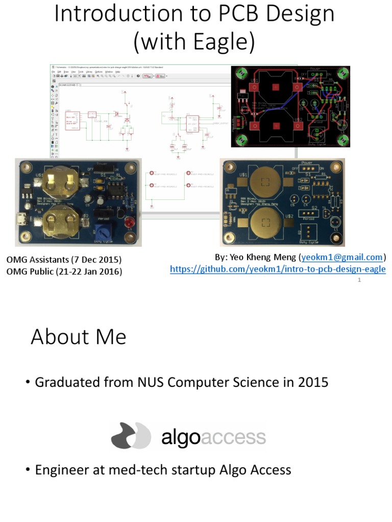 PCB Design Basics with Eagle Guide | PDF | Printed Circuit Board ...