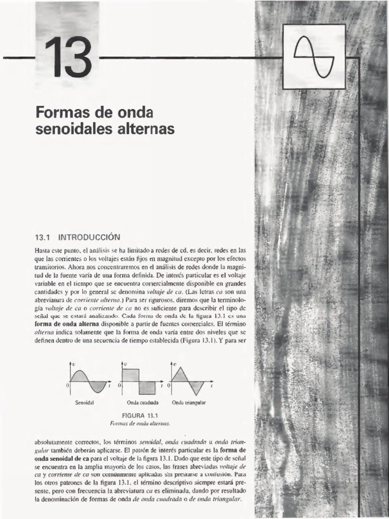 Introduccion Al Analisis de Circuitos Robert L Boylestad - Cap 13 | PDF