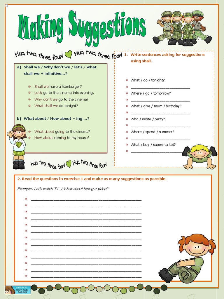 Making Suggestions PDF | PDF