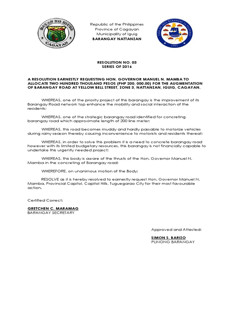 Resolution 03 | Government | Politics