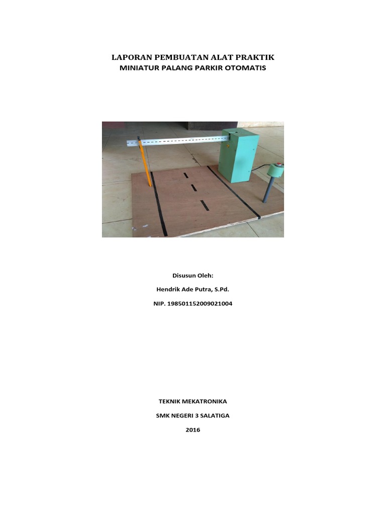 Palang Parkir Otomatis Dengan Plc | Pdf