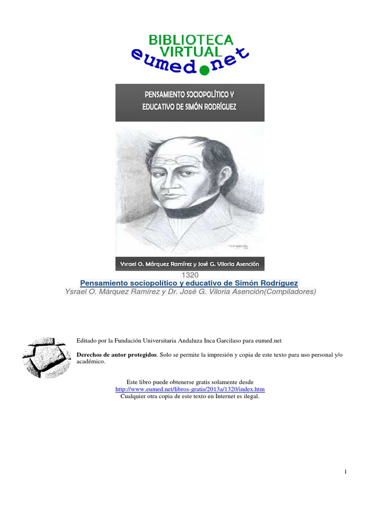 Pensamiento Educativo de Simon Rodriguez 6 PDF | PDF