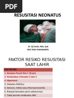 Alur Resusitasi Neonatus IDAI 2022 60x160 | PDF