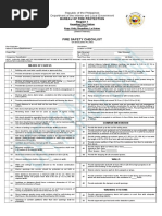 FSED 61F Fire Safety Inspection Checklist Rev.00 | PDF | Fire Sprinkler ...