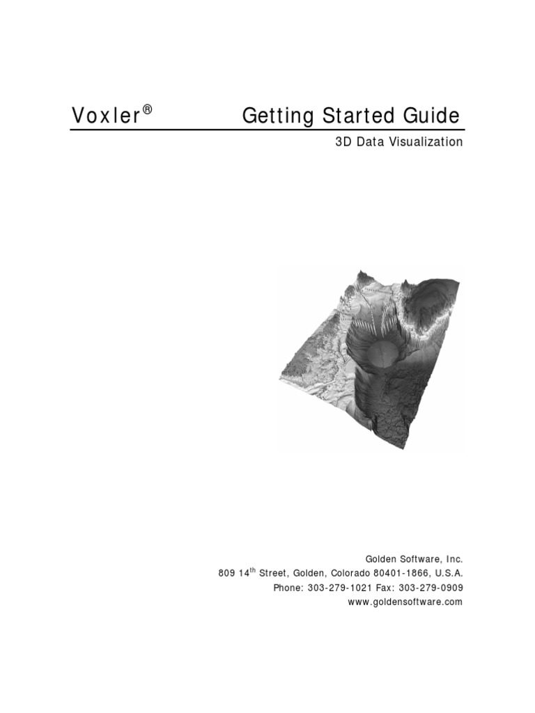Voxler Getting Started Guide PDF | PDF | 3 D Computer Graphics | Window ...