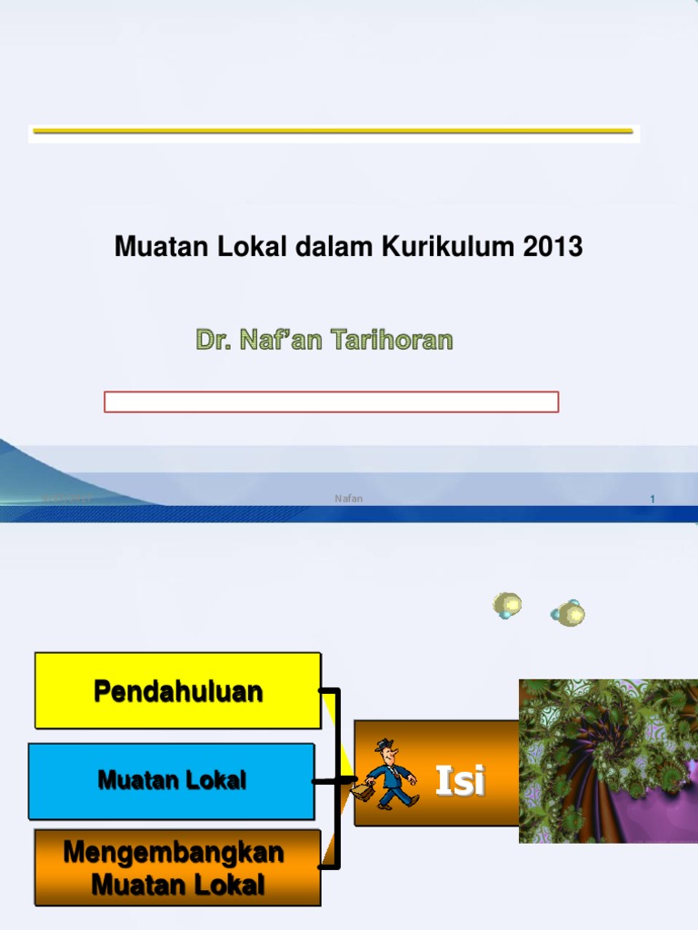 Muatan Lokal Dalam Kurikulum 2013 | PDF