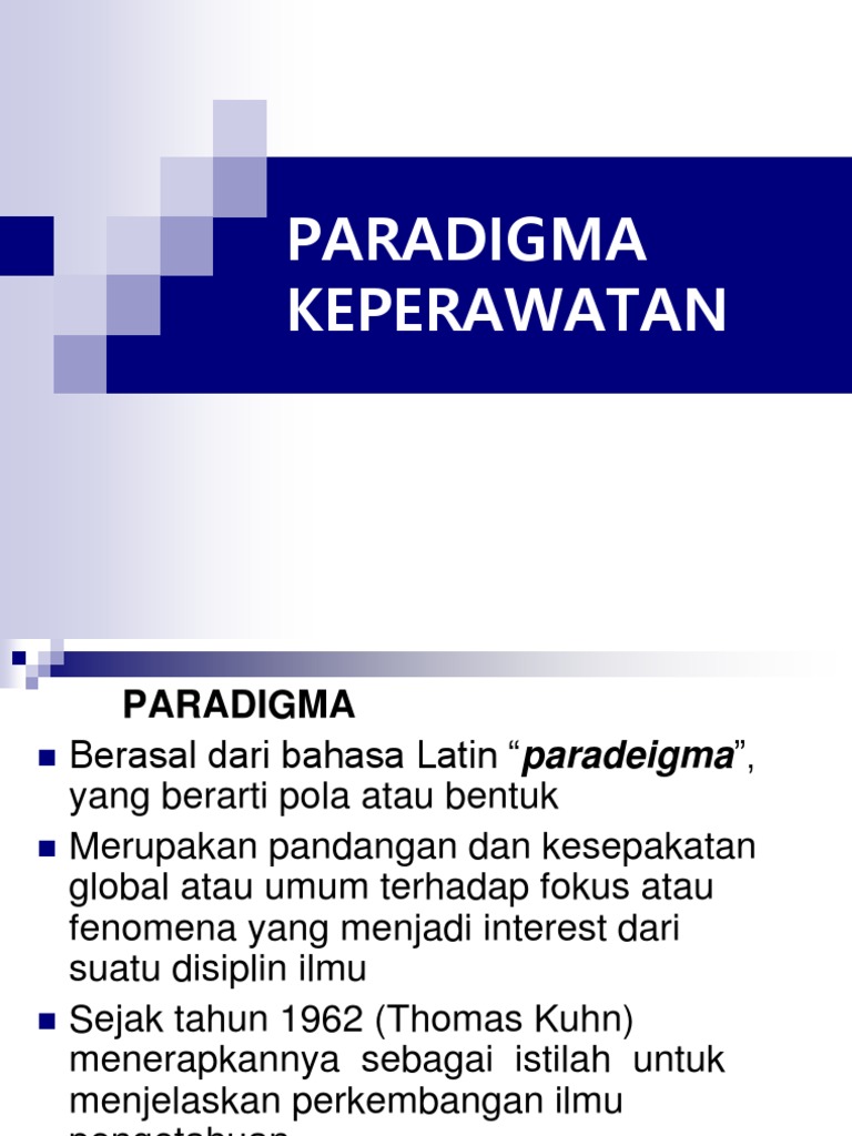 Paradigma Keperawatan | PDF