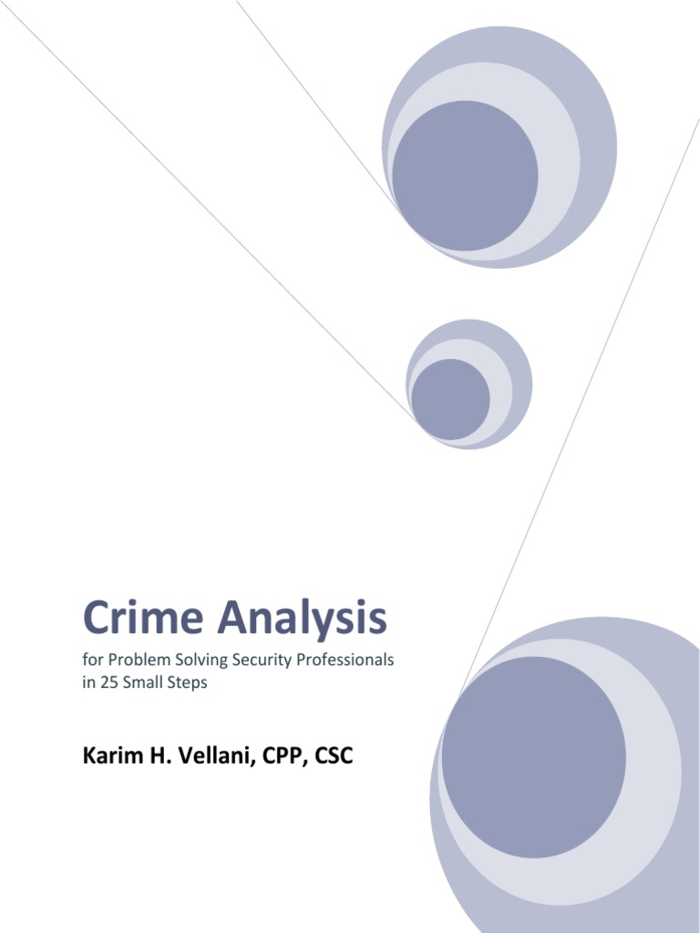 Crime Analysis For Problem Solving Security Professionals in 25 Small ...
