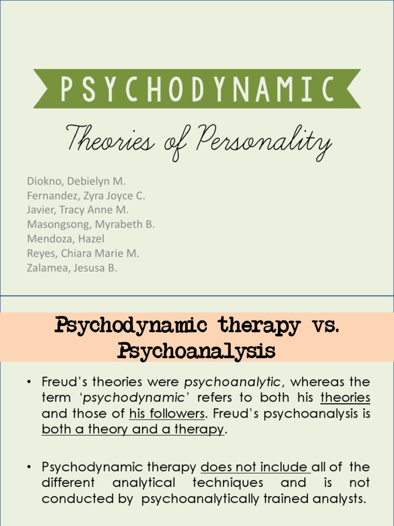 Freud's Psychodynamic Personality Theory | PDF | Defence Mechanisms | Id