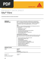 Fibermesh Sikafiber Guide and Chart | PDF | Concrete | Reinforced Concrete