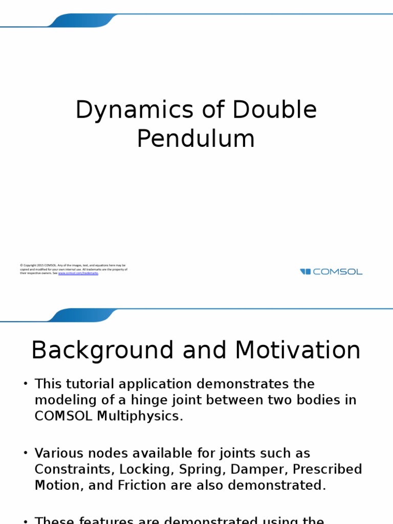 Double Pendulum | PDF | Motion (Physics) | Mechanics