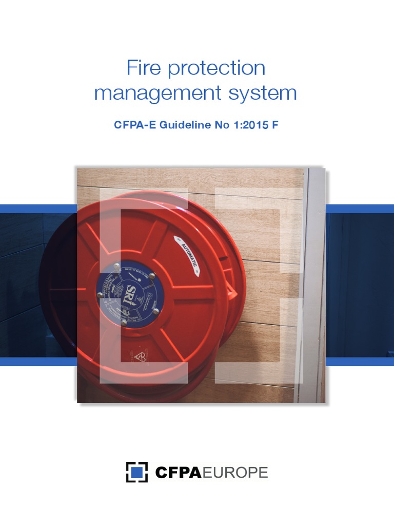 CFPA E Guideline No 01 2015 F | PDF | Fire Safety | Business Continuity