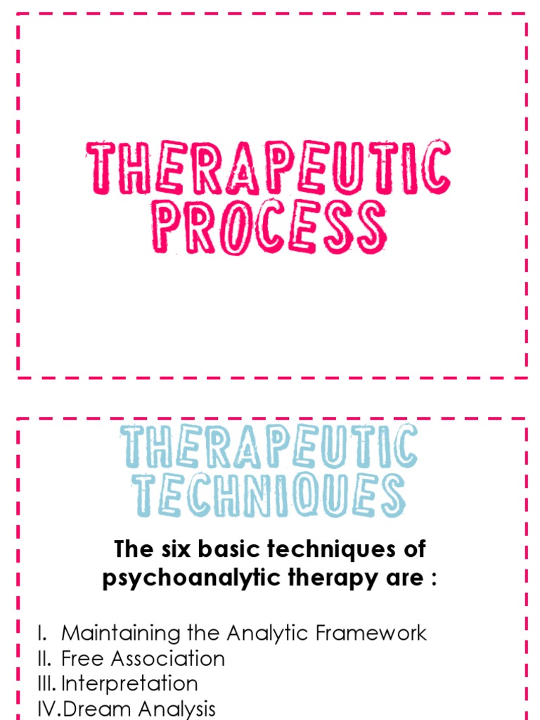 Therapeutic Process | PDF | Psychotherapy | Psychoanalysis