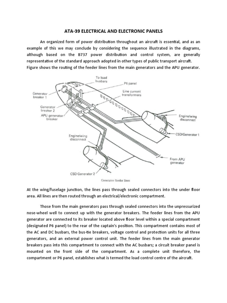 Ata-39 Electrical and Electronic Panels | Download Free PDF | Electric ...