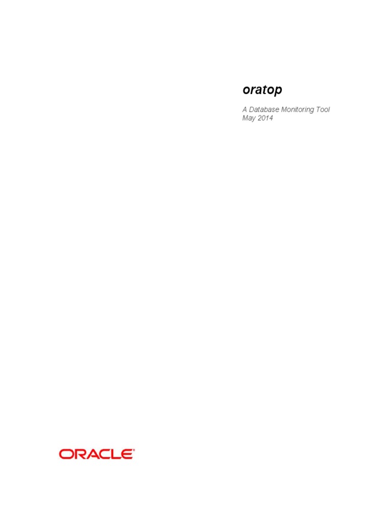 Oratop PDF | PDF | Oracle Database | Command Line Interface