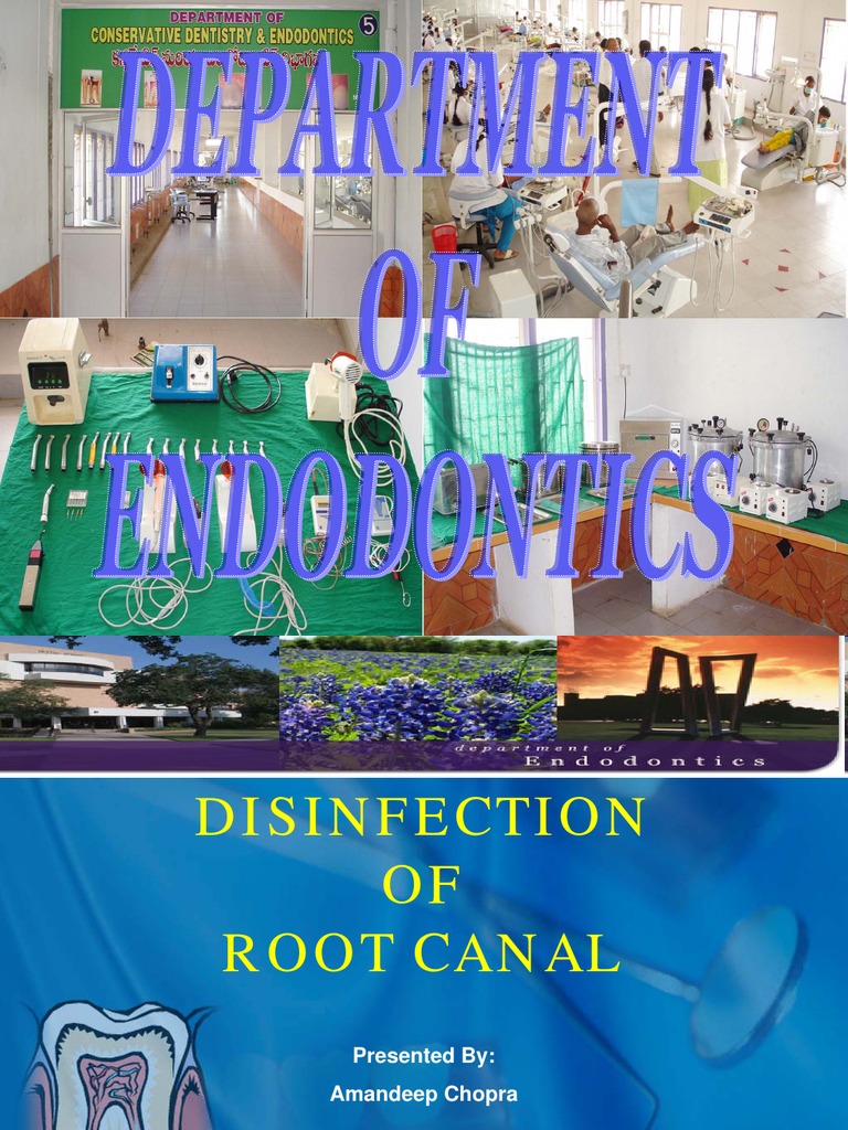 Disinfection of Root Canal New | PDF | Ethylenediaminetetraacetic Acid | Disinfectant