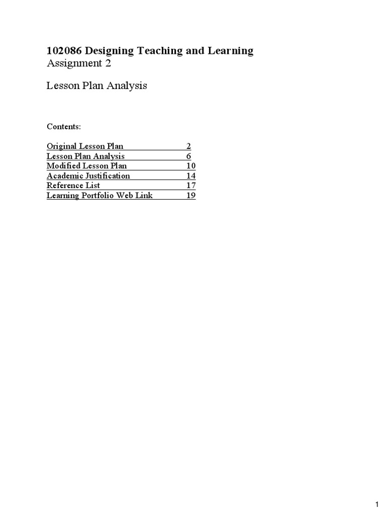 2hassessment2 | PDF | Educational Technology | Lesson Plan