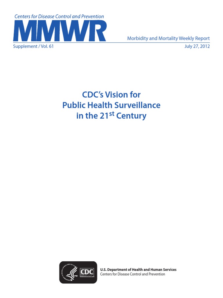 CDC's Vision for Public Health Surveillance in the 21st Century | PDF ...