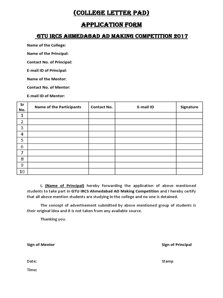 Registration Form (Annexure I) | PDF