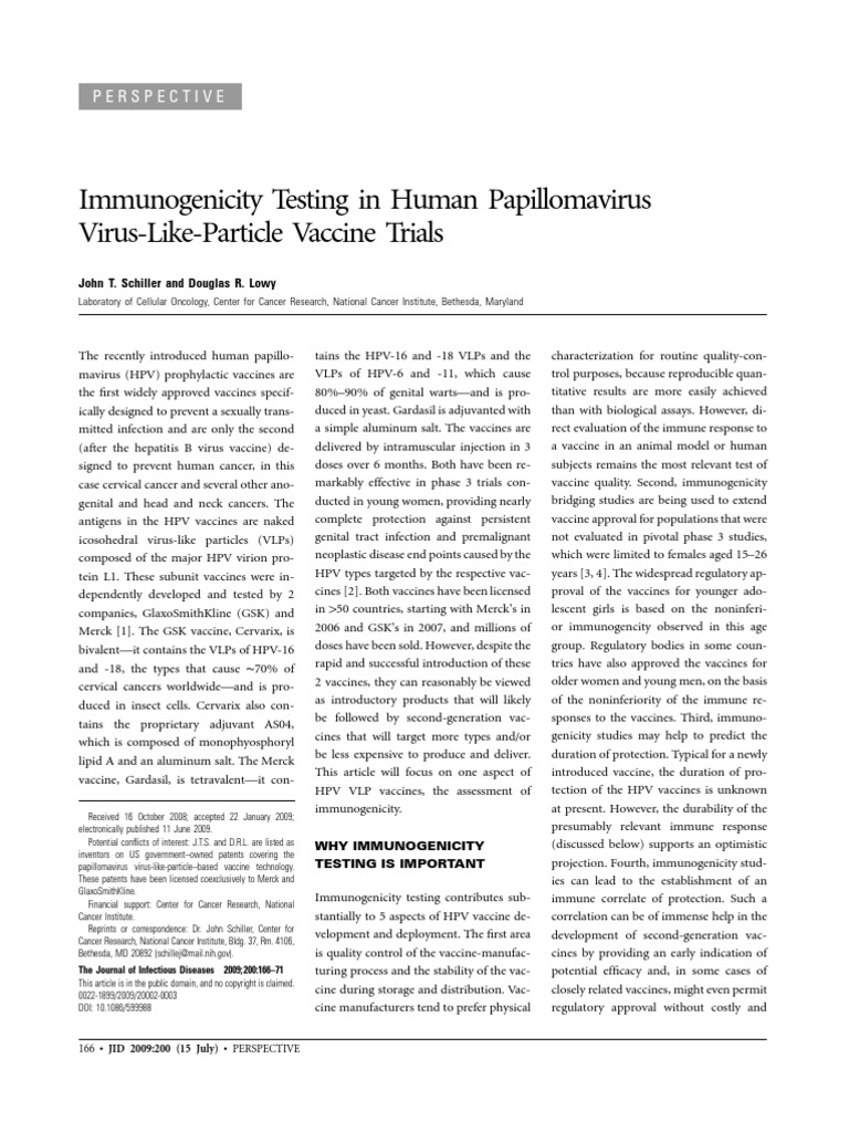 Schiller JT - 09 | PDF | Vaccines | Elisa