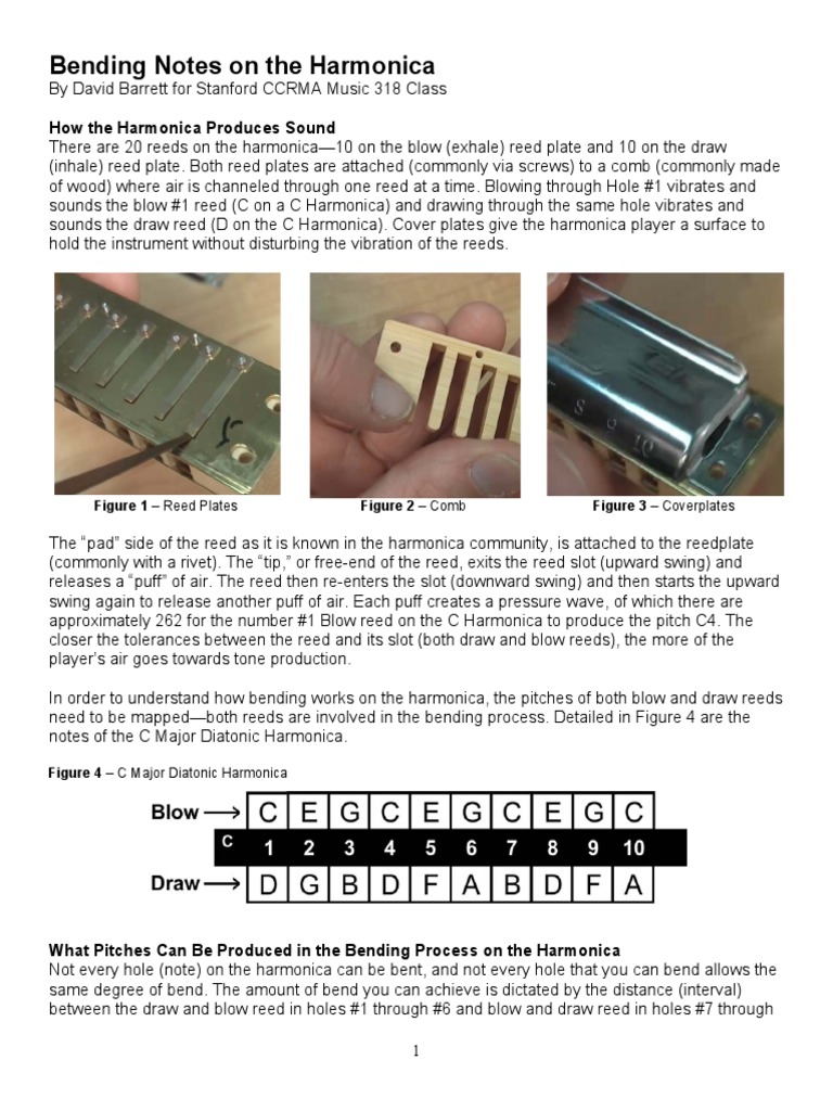 Bending Notes on the Harmonica | PDF