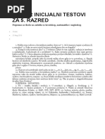 Primjer Dopisa | PDF