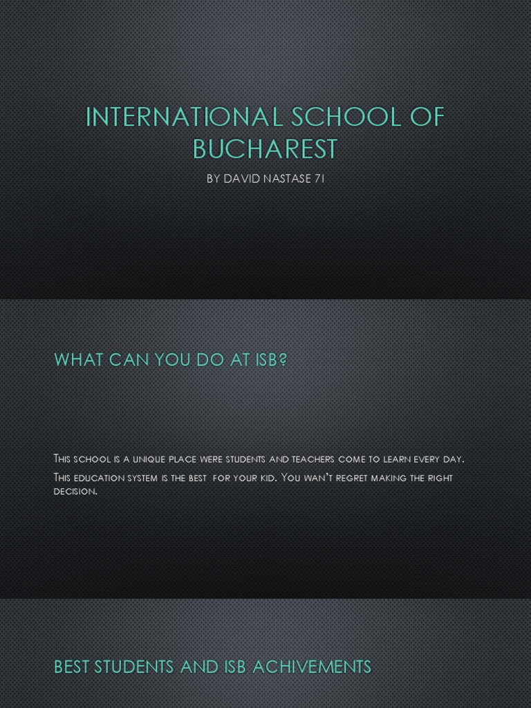 Isb Powerpoint Test | PDF