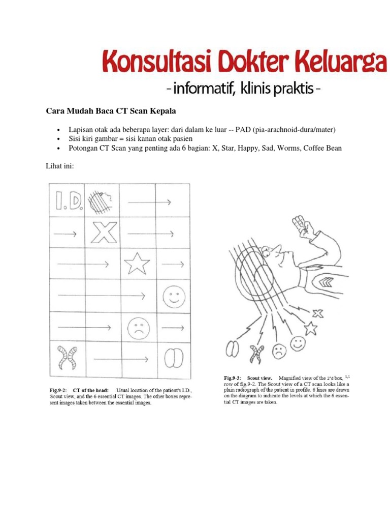 Cara Mudah Baca CT Scan Kepala | PDF | Perjalanan | Sains & Matematika