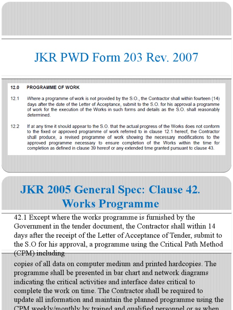 CPM According To Contract & CPM Checklist | PDF | Computer Engineering ...