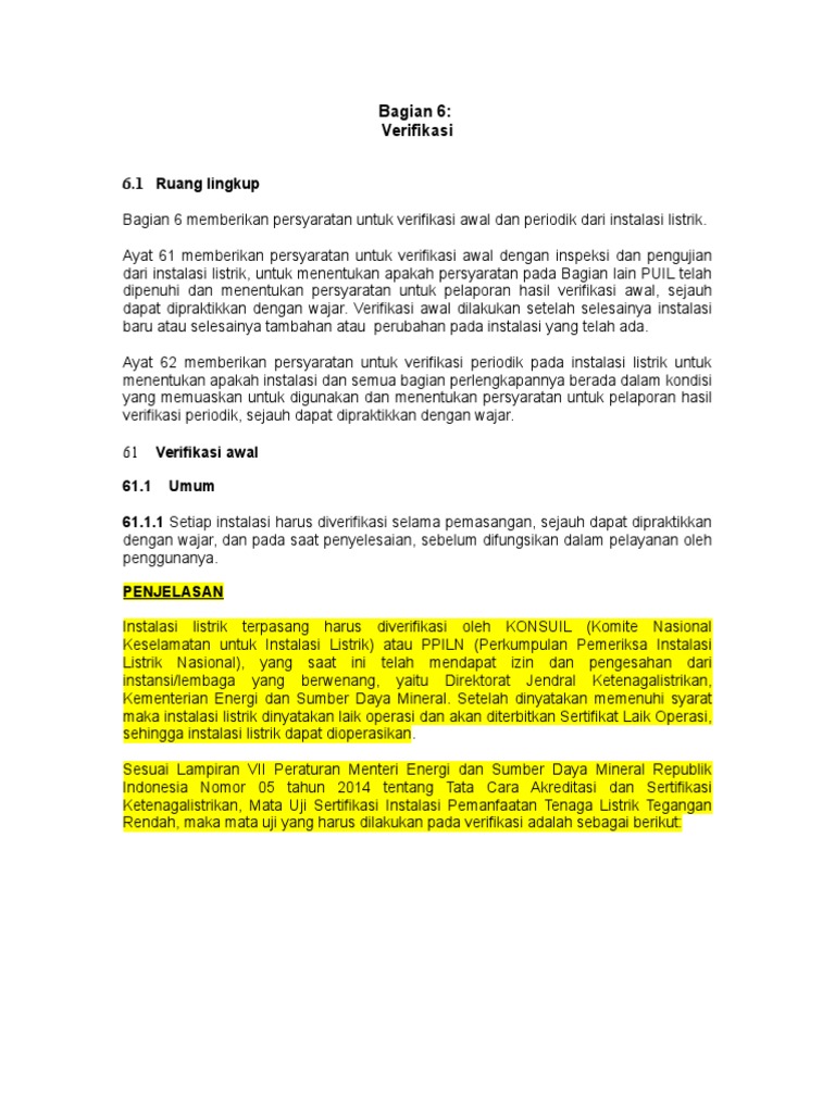 Bagian 6 PUIL 2011 Rev | PDF
