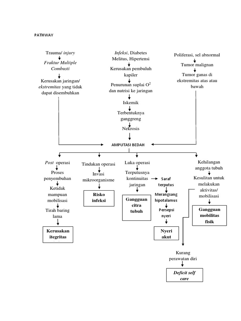 PATHWAY PENYAKIT DAN AMPUTASI | PDF
