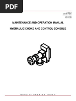 SWACO Operating & Service Manual Super Choke | PDF | Valve | Pump