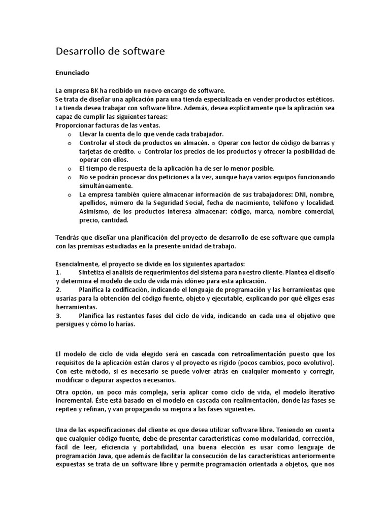 Entorno Desarrollo Tarea01 Desarrollo de Software | PDF | Proceso de desarrollo de software ...