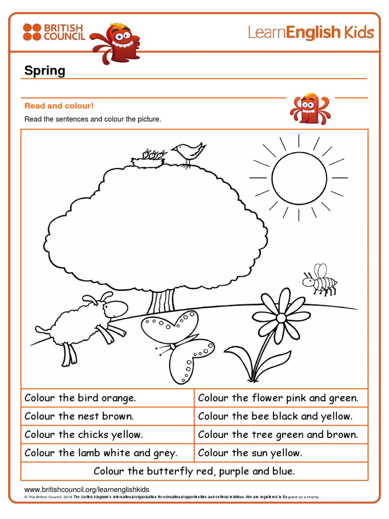 Colouring Pages Spring | PDF