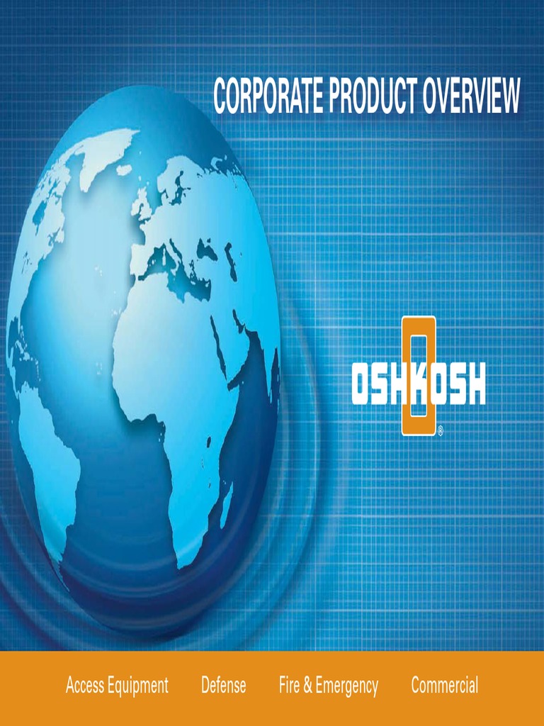 Oshkosh Product Overview 10-1-13 PDF | PDF | Fire Engine | Truck