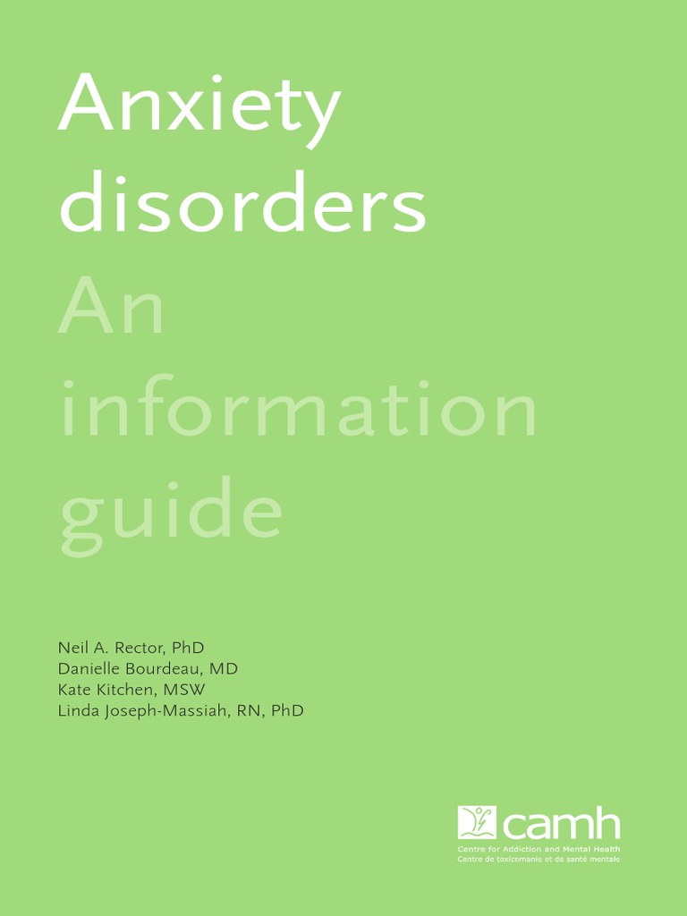 Anxiety Disorders: An Information Guide | PDF | Anxiety Disorder ...