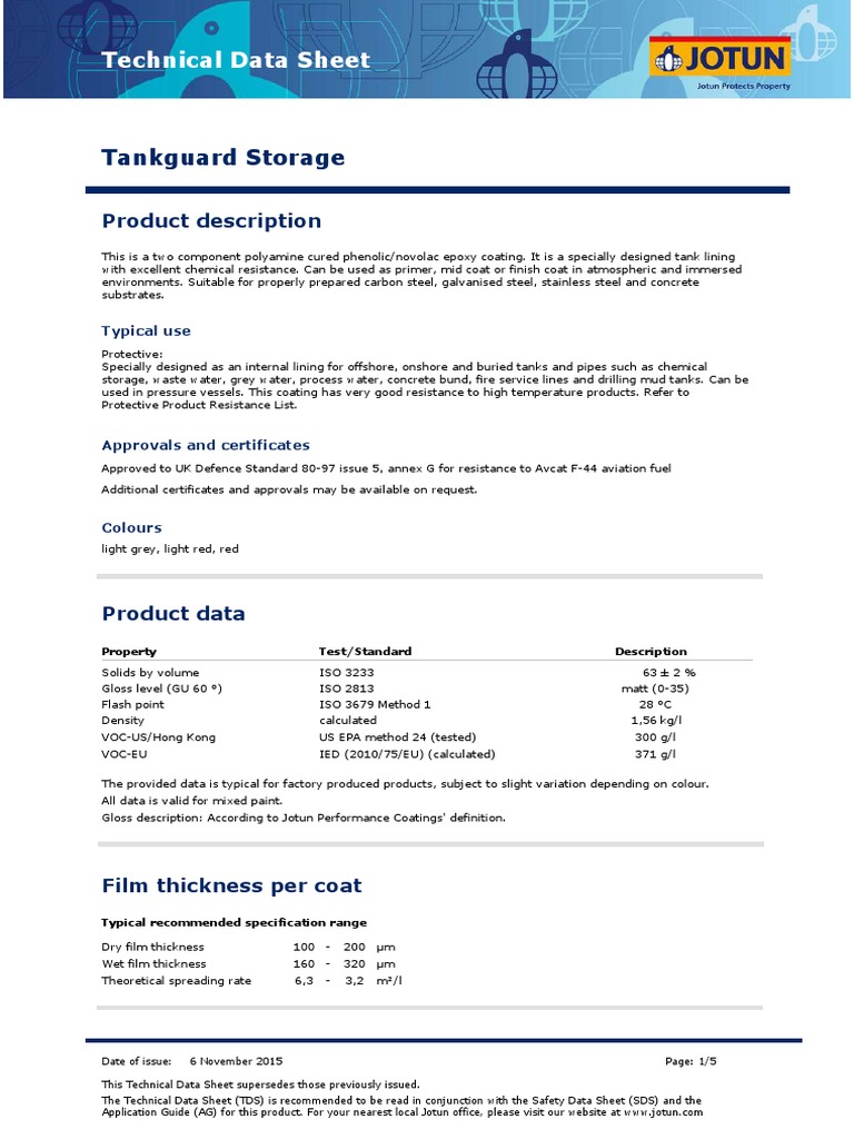Tankguard Storage | PDF | Abrasive | Epoxy