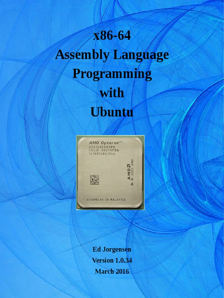 Assembly X64 With Ubuntupdf Assembly Language Parameter Computer Programming