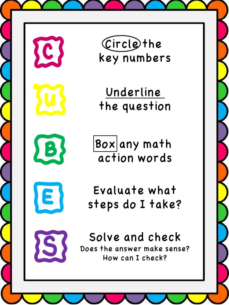 Circle The Key Numbers Underline The Question: Does The Answer Make ...