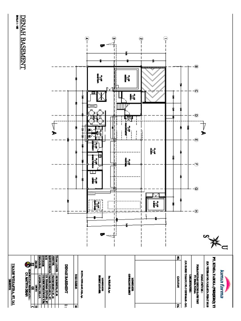 8.denah Basement PDF | PDF