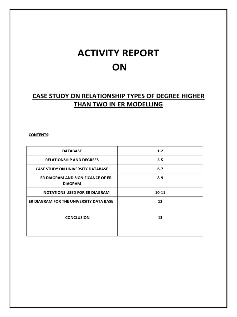 Modeling University Data: A Case Study of Ternary Relationships in ...